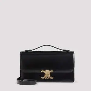 Celine Medium Folio Calf Leather Shoulder Bag