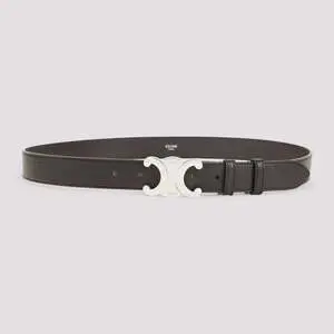 Celine Leather Belt - Brown