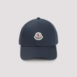 Moncler Cotton Baseball Cap - Blue