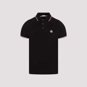 Moncler Ss Polo T-shirt - Black