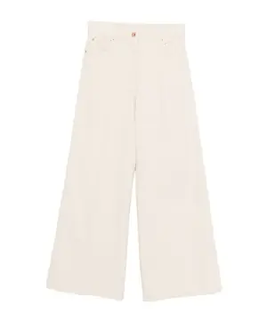 Aspesi Wide-leg Jeans - White