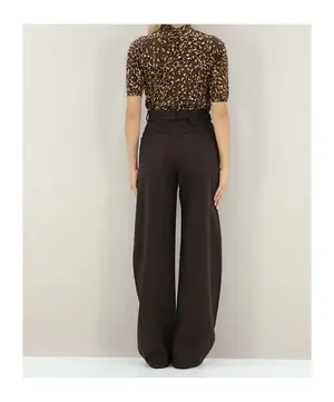 TWINSET Printed Knit Top With Round Neck And Short Sleeves