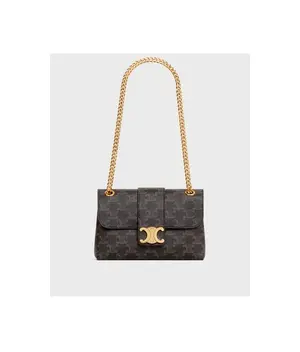 Celine Teen Victoire Bag In Triomphe Canvas