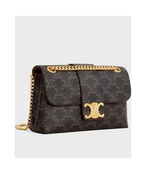 Celine Teen Victoire Bag In Triomphe Canvas