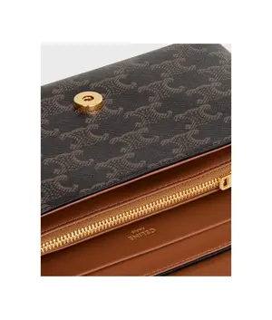 Celine Teen Victoire Bag In Triomphe Canvas
