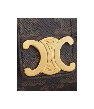 Celine Teen Victoire Bag In Triomphe Canvas