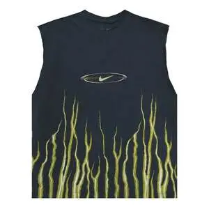 TRAVIS SCOTT Cactus Jack X Nike T-rexx Ignite Your Spark Sleeveless T-shirt - Black