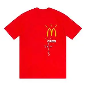 TRAVIS SCOTT X Mcdonald's Crew T-shirt - Red