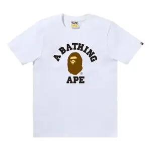 A BATHING APE College T-shirt - White