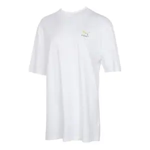 PUMA Classic Logo Tee - White