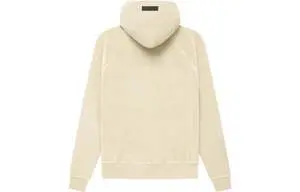 Fear Of God Fw22 Velour Hoodie 'egg Shell