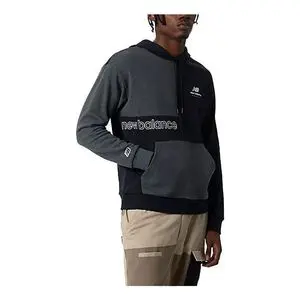 NEW BALANCE Athletics Renew Askew Hoodie Asia Sizing 'black Grey - Black/grey
