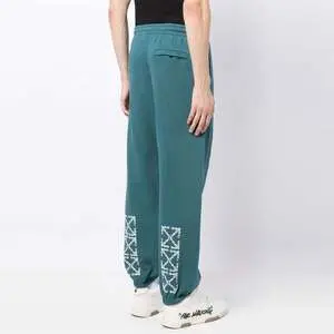 Off-White Chain Arrow Slim Sweatpants 'duck - Green