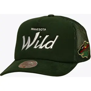 Mitchell & Ness Minnesota Wild Head Coach Trucker Adjustable Hat