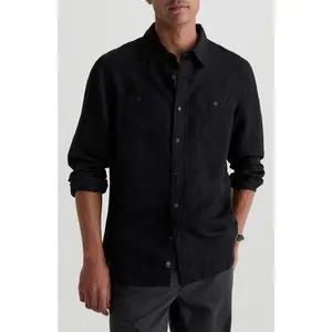 Ag Mason Long Sleeve Linen Blend Work Shirt