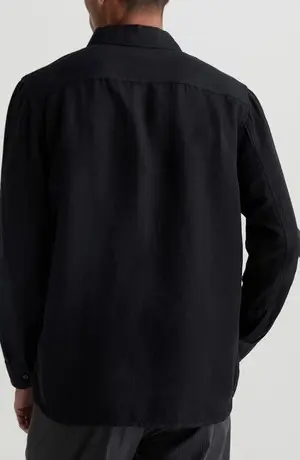 Ag Mason Long Sleeve Linen Blend Work Shirt