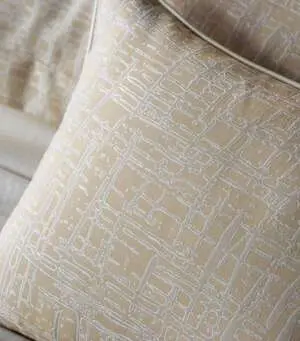 CELSO DE LEMOS Egyptian Cotton-silk Partition King Duvet Cover