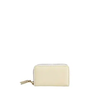 Comme Des Garçons Zip-around Wallet - White