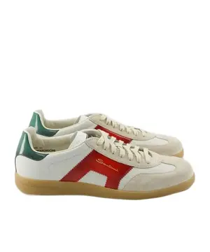 Santoni Lace-up Sneakers - White