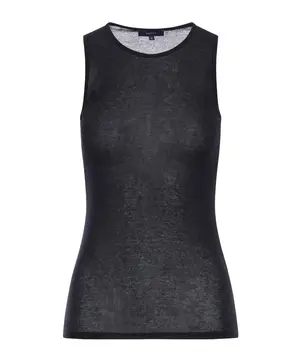 Soeur Sleeveless Vest - Black