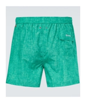 Kiton Logo Swim Trunks