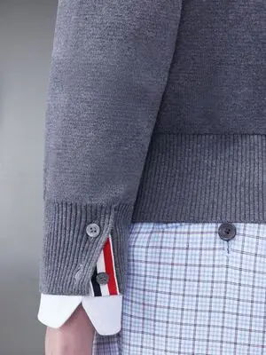 Thom Browne Striped Zip-up Hoodie