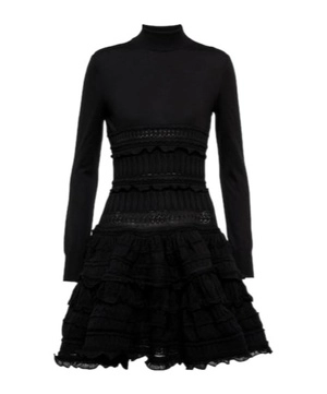 Alaïa Crinoline Wool Minidress