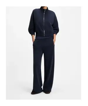 Hugo Boss Relaxed-fit Sweatshirt With Piping Details