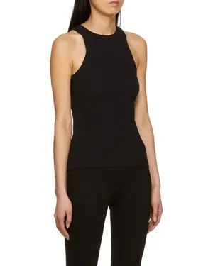 ANINE BING Eva Racerback Tank Top - Black