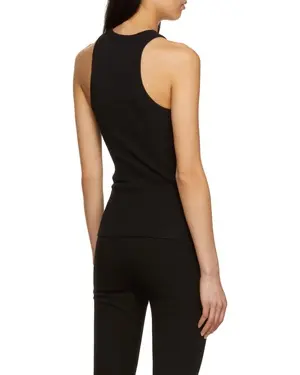 ANINE BING Eva Racerback Tank Top - Black