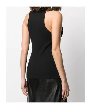 ANINE BING Eva Racerback Tank Top - Black