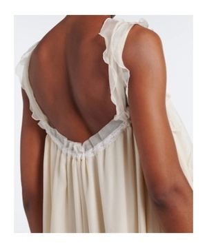 Chloé Ruffled Silk Muslin Maxi Dress