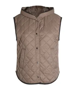 Brunello Cucinelli Quilted Vest - Gray
