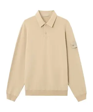 Stone Island Ghost Polo Sweatshirt - Beige