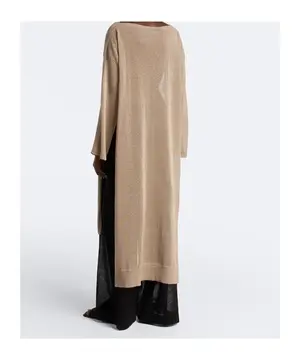 Alaïa Semi-sheer Linen And Silk Dress
