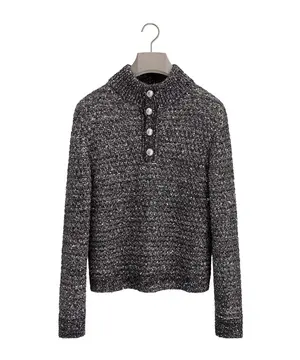 Dior Trucker Sweater, Regular Fit - Grey