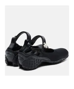 Simone Rocha Ballet Runner Embellished Ballet Flats