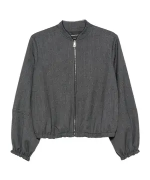 Fabiana Filippi Elasticated-hem Zip-up Jacket