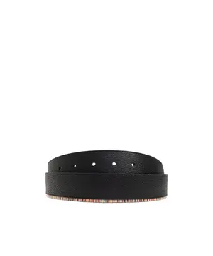 Paul Smith Signature Stripe Leather Belt