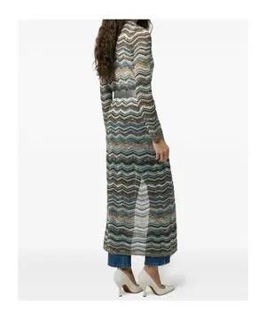 Missoni Zigzag-knit Sequin-embellished Cardigan