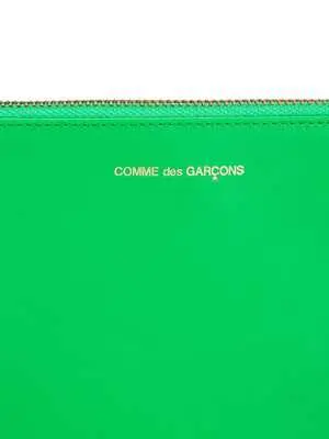 Comme Des Garçons Zip-up Leather Wallet