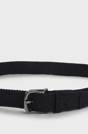 Hugo Boss Woven Buckled Belt