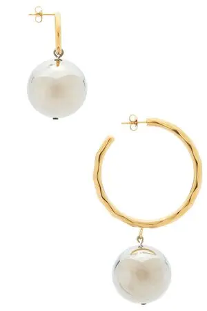 Isabel Marant Étoile Asymmetric Hoop Earrings