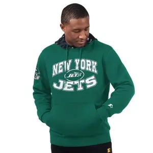 STARTER New York Jets Thursday Night Gridiron Pullover Hoodie