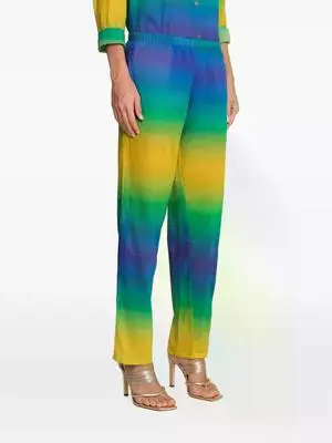 AMIR SLAMA Gradient Effect Straight Leg Trousers