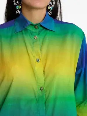 AMIR SLAMA Gradient Effect Long Sleeved Shirt