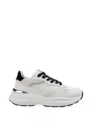 CRIME LONDON Faith Leather Sneakers - White
