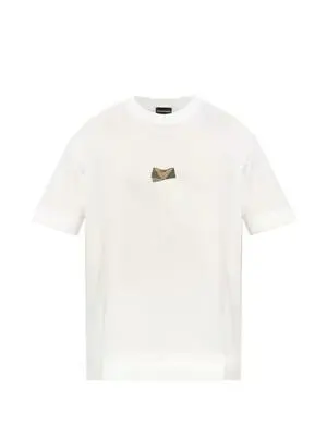 Emporio Armani Logo-patch Short-sleeve T-shirt - White