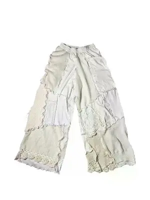 BORBALA Fluff Patchwork Trousers