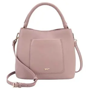PAUL COSTELLOE Rosa Leather Bag Adobe Rose - Pink